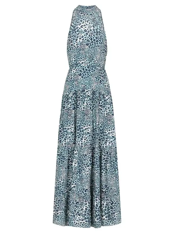 MERCY DELTA Hathaway Ravello Azure Maxi Dress - Blue