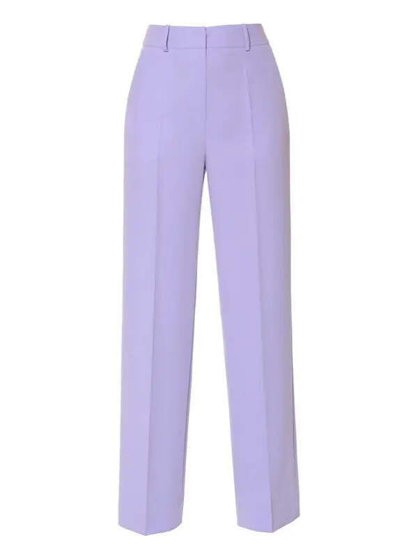 AGGI BY HALEWSKI High-waisted Wide Leg Trousers - Purple