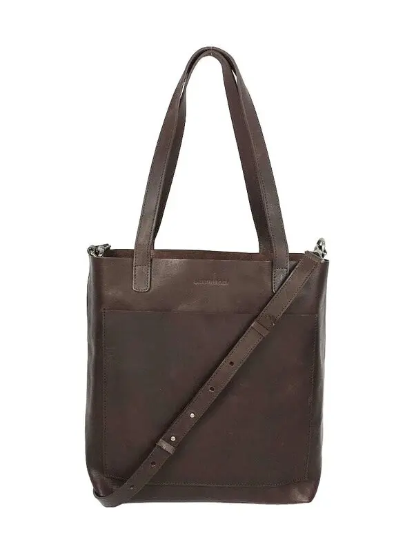 MADE FREE Medium Day Tote Leather - Brown