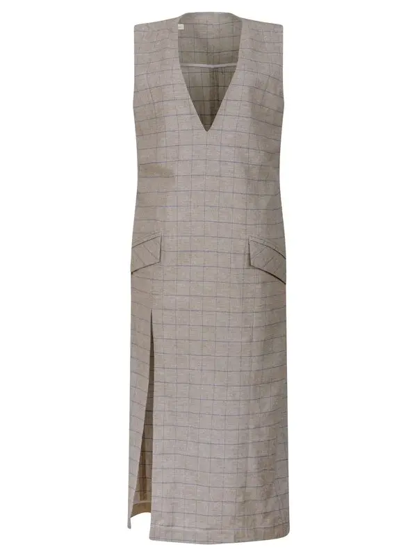 HELENE GALWAS Josepha Maxi Dress - Grey