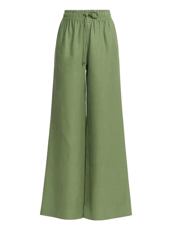 MONLICIA Ciel Linen Pants - Green