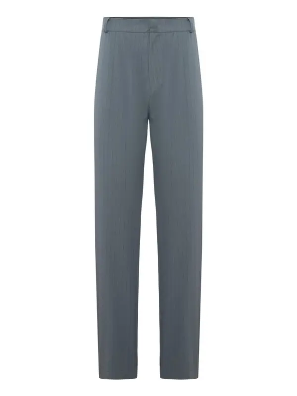 PCFG Striped Woven Casual Pant - Grey
