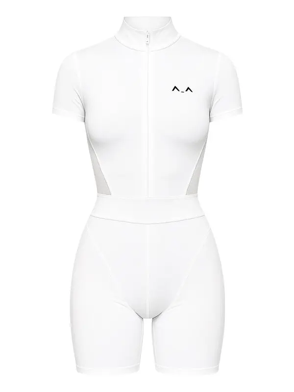ALTRA VOLTA Ace Zip Unitard - White
