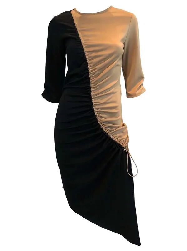 SNIDER Gallatin Dress - Black/brown