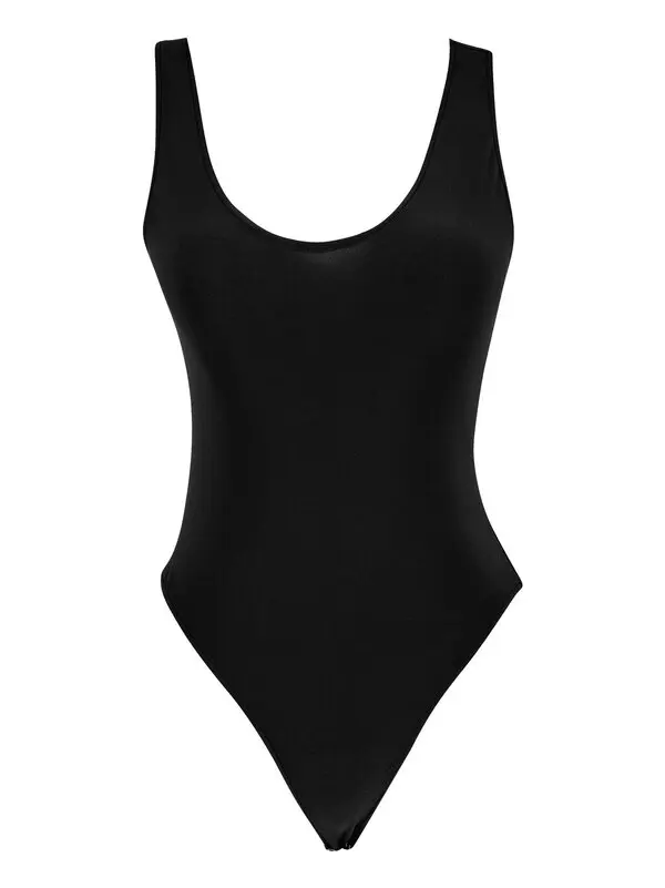 GROWNY Luca Cross-back Bodysuit - Black