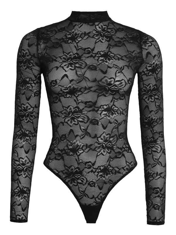 OW Lydia Lace Bodysuit - Black