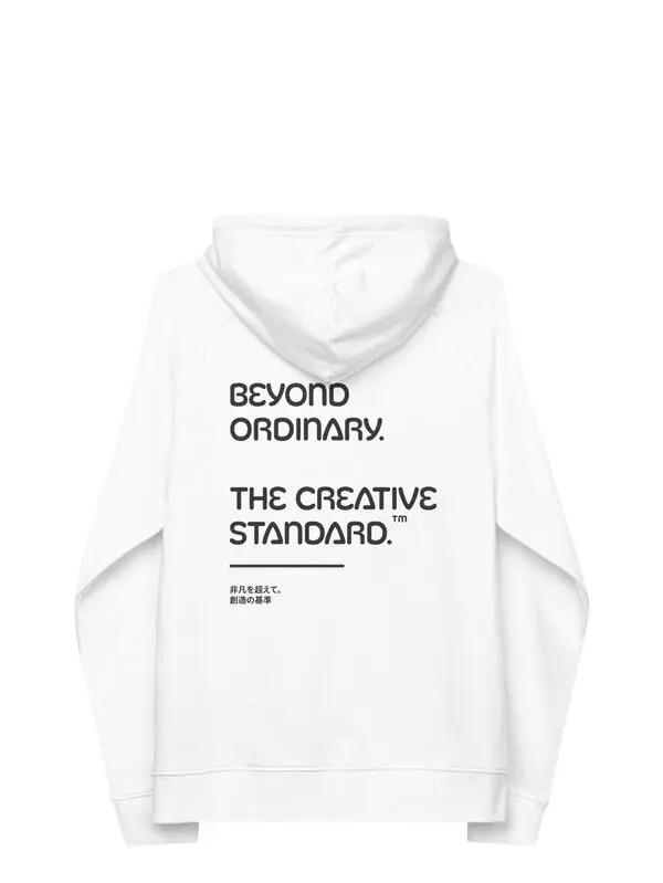 ANCHOR & CREW Beyond Ordinary Creative Standard Organic Cotton Hoodie - White