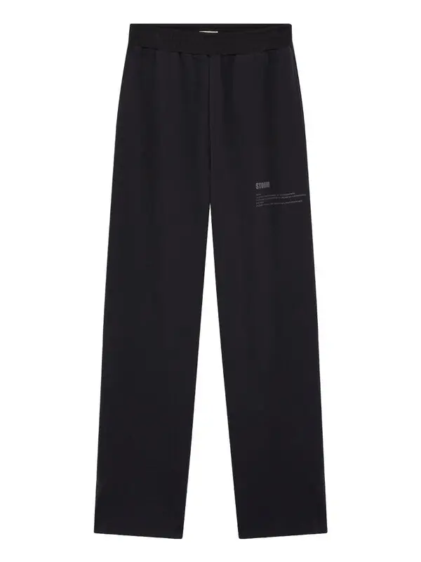 STORM Essential Side Slit Sweatpants - Black/blue