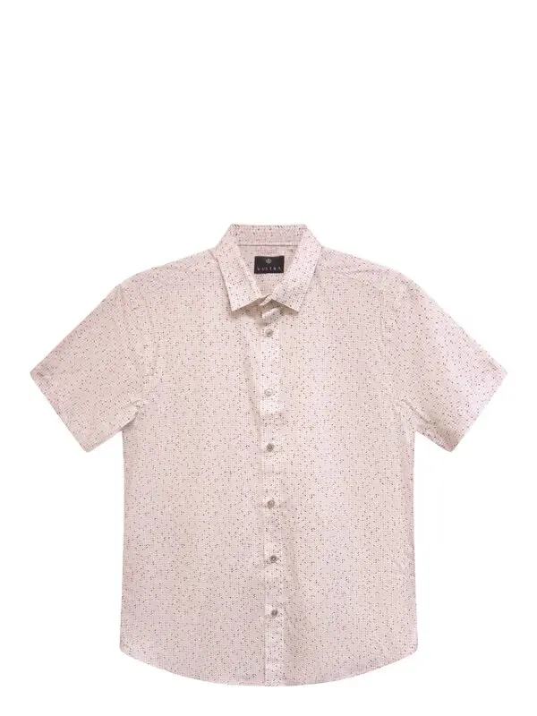 VUSTRA White / Brown / Red Electric Night Button-down Shirt - White/brown/red