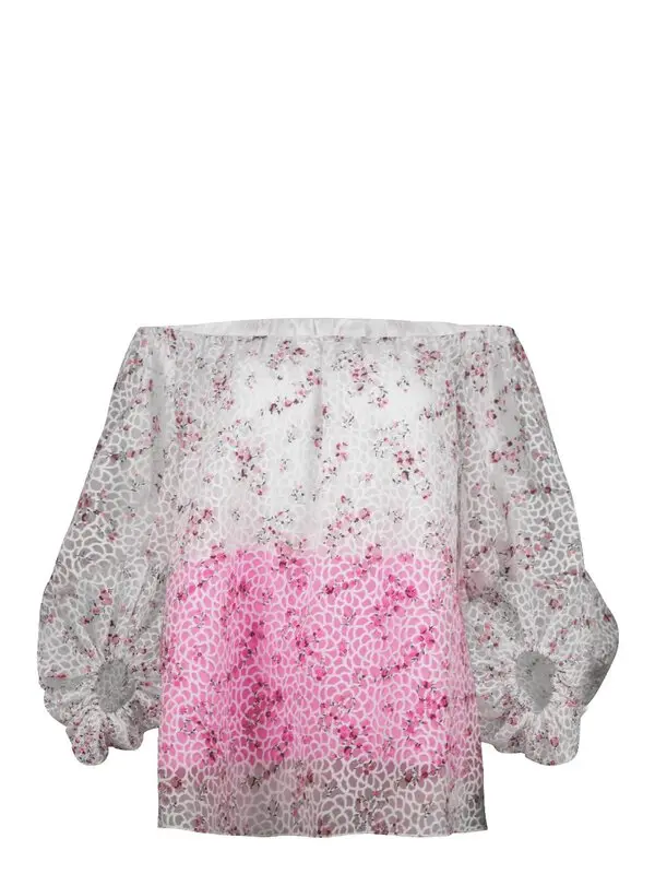 HELENE GALWAS Carmen Blouse - White