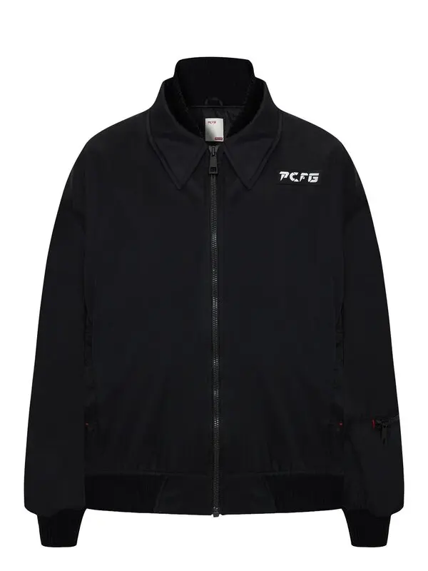 PCFG Oversized Bomber Jacket - Black