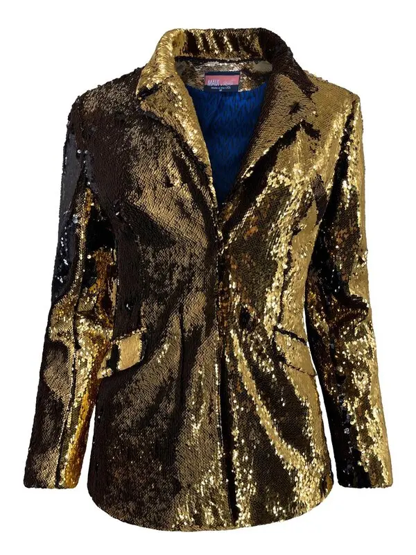 MAUI X LOLITA Sequin Blazer - Gold