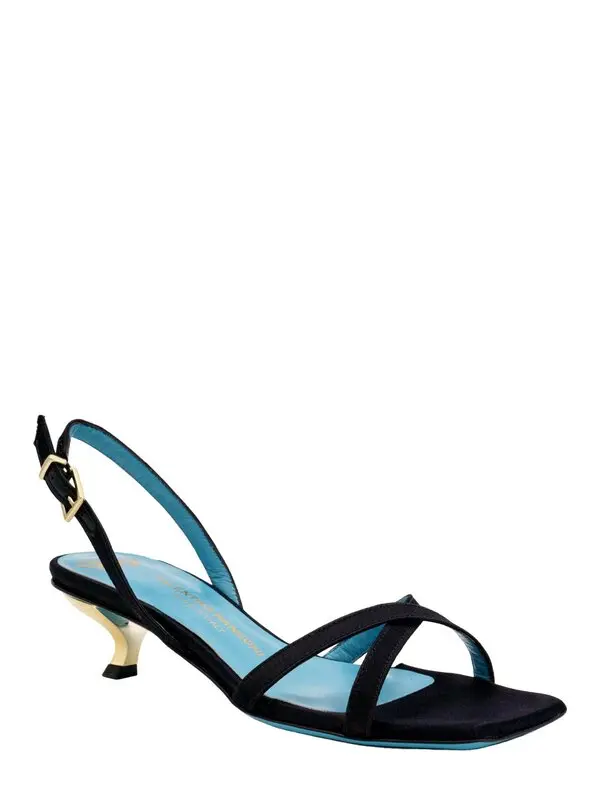 VALENTINA RANGONI Vulcano Halter Sandal - Black