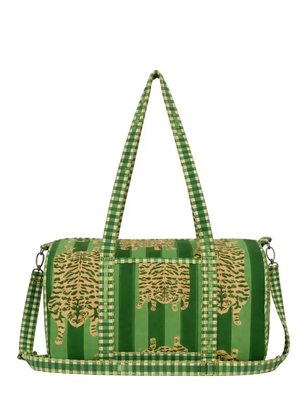 CYC Velvet Tibetan Tiger Weekender - Green