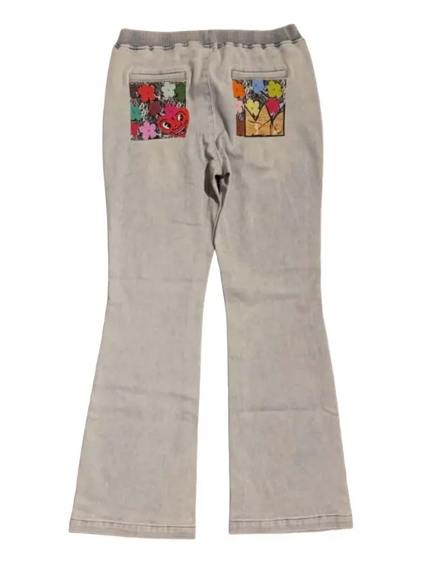 CIRCULAR PATH X Love Tara Calista Terry Pull On Jean - Blue