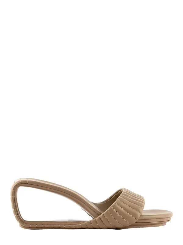 United Nude Mobius Mid Puffier Sandals - Black/brown