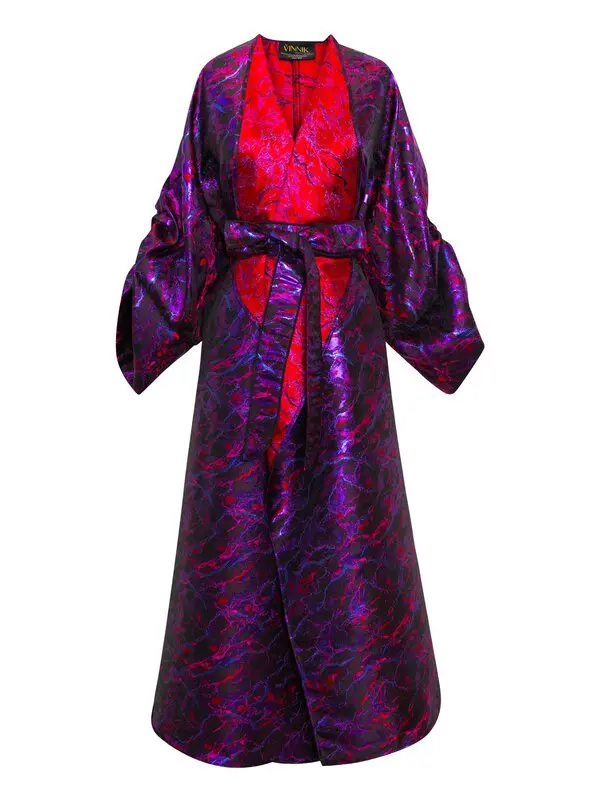 BYVINNIK Parisian Coat - Black/red