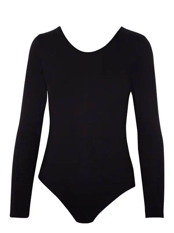ZD ZERO DEFECTS Long-sleeve Bodysuit - Black