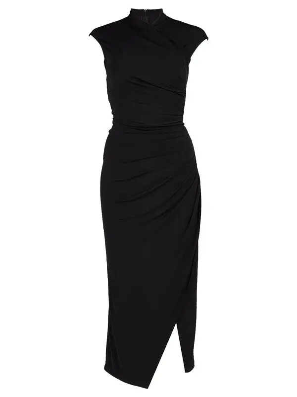 HERFETCH Midi Kimono Dress - Black