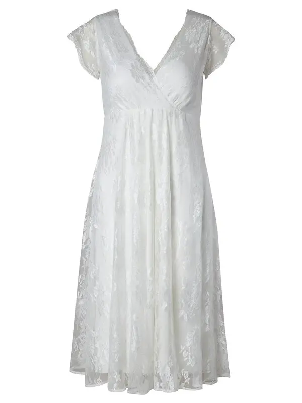 ALIE STREET LONDON Evangeline Wedding Dress - White
