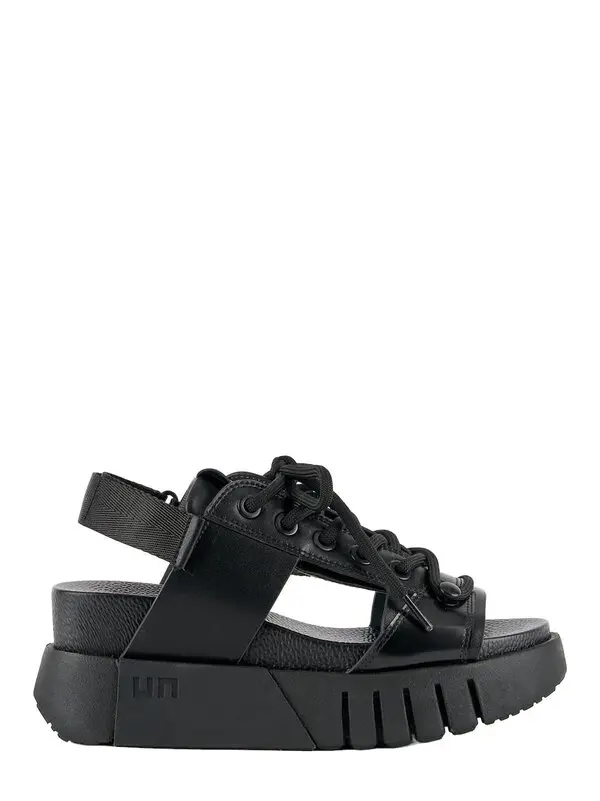 United Nude Delta Sporty Platform Sandals - Black