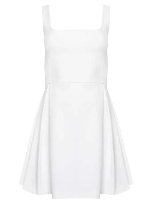 FOREVER YOUNG THE LABEL Mini Poplin Dress - White