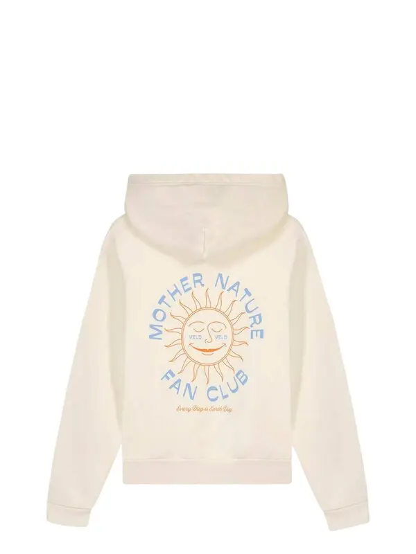 VELD Neutrals Jordaan Mother Nature Fan Club Hoodie - White