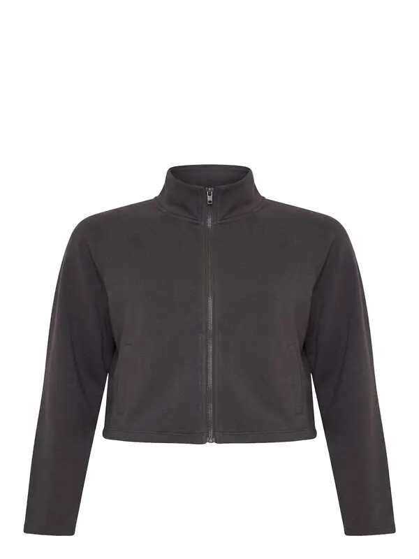 ASHITA FERNANDES Comet Zip-front Top - Grey