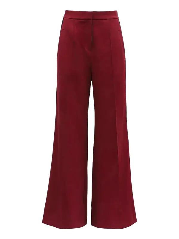 JULIA ALLERT Tailored Sport-chic Trousers - Red