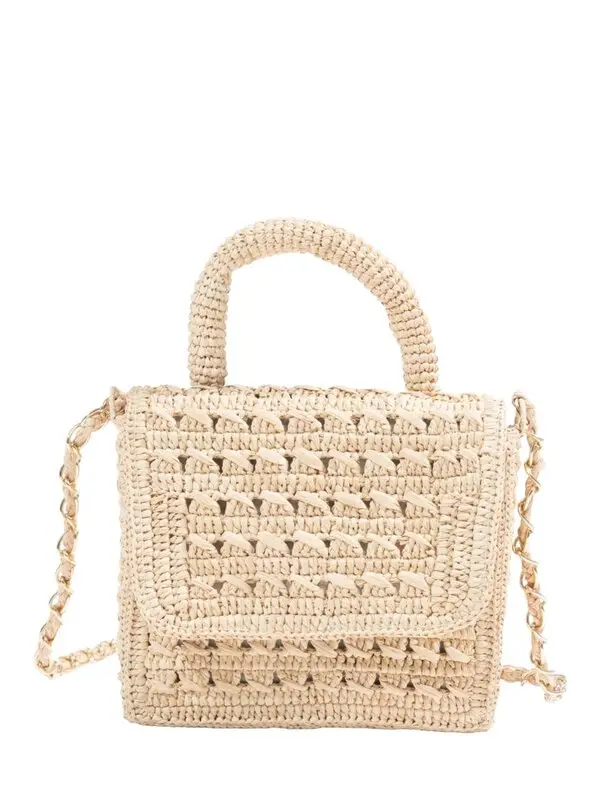 ZANATANY CONCEPTS Brouly Raffia Tote - Gold