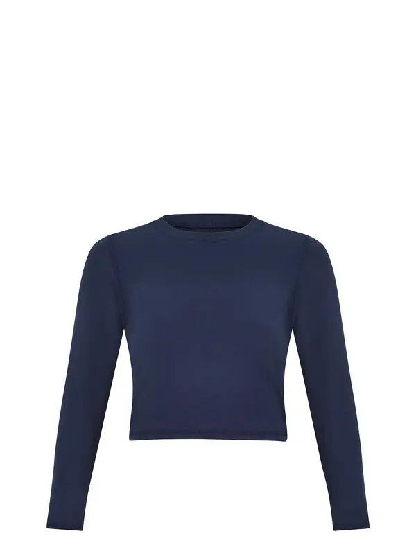 LULA-RU Long Sleeve Top - Blue