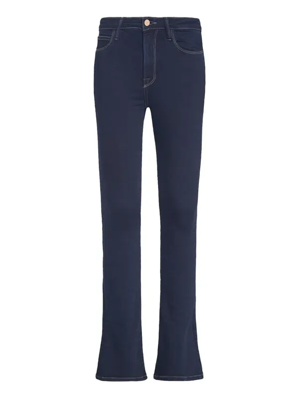 NOEND Cora Mid Rise Boot Jeans - Blue