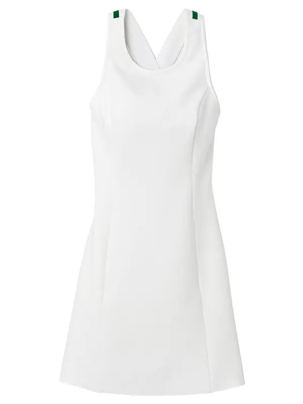 HEDGE Douglas Cross-back Tennis Dress - White