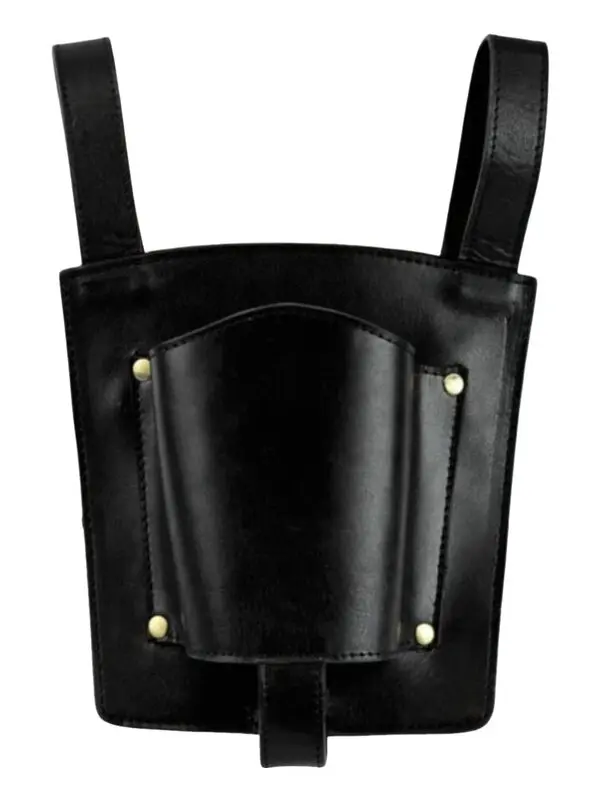 VIDA VIDA Leather Bike Cup Holder - Black