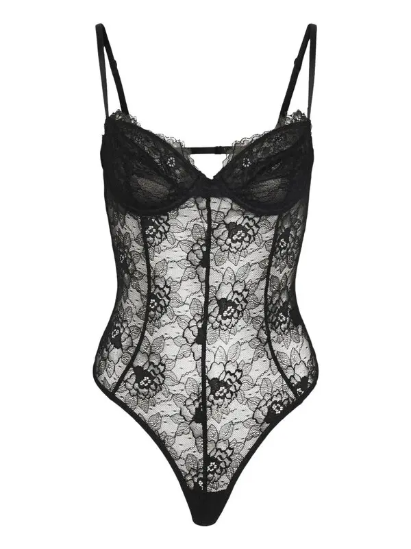 OW Layce Lace Bodysuit - Black