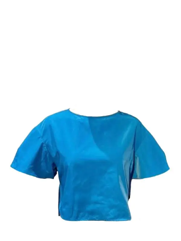 SNIDER Leda Cropped Top - Blue