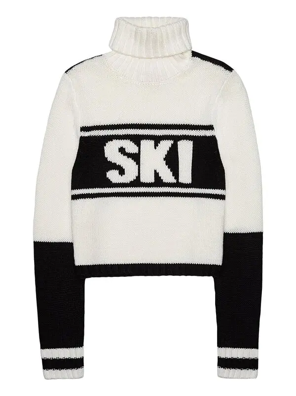 ELLSWORTH + IVEY Jade Ski Turtleneck Sweater - Black
