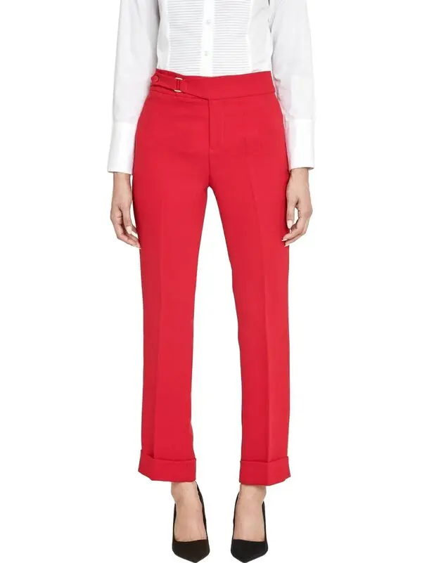 THE EXTREME COLLECTION Atelier Buckle Trousers - Red