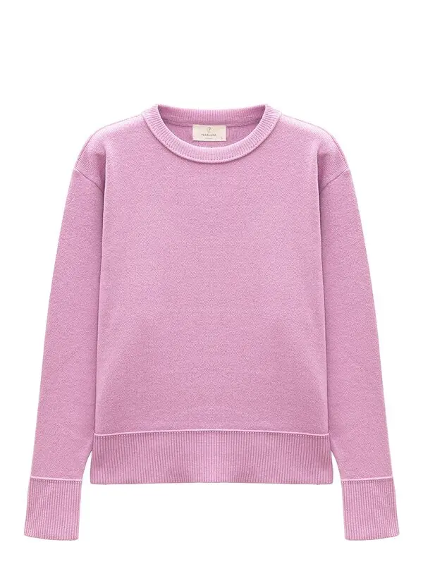 PERALUNA Risu Flat Knit Seasonal Jumper - Pink
