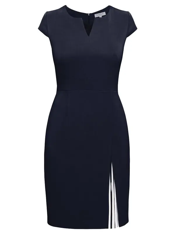 RUMOUR LONDON Mariana Stretch Crepe Dress - Blue