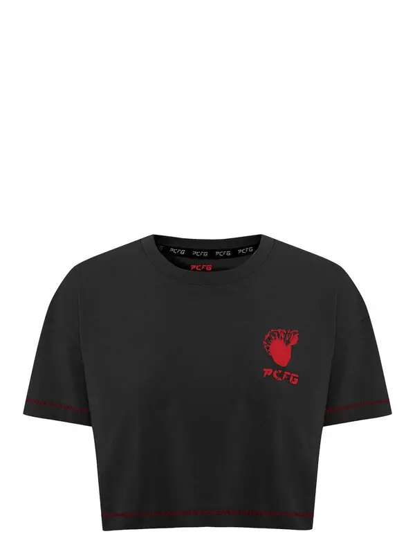 PCFG Crop Tee - Black