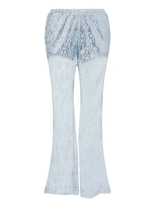 AMY LYNN Louella Lace Trousers - Blue