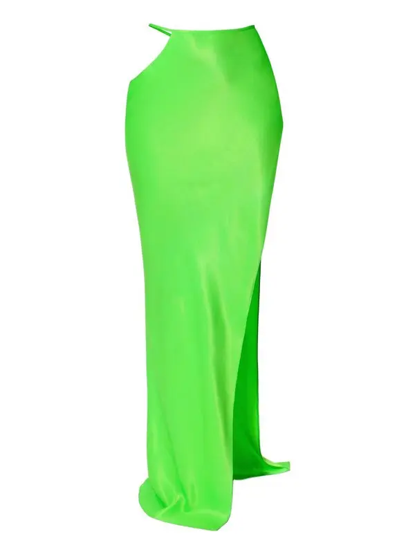 AGGI BY HALEWSKI Faye Flash Maxi Skirt By - Green