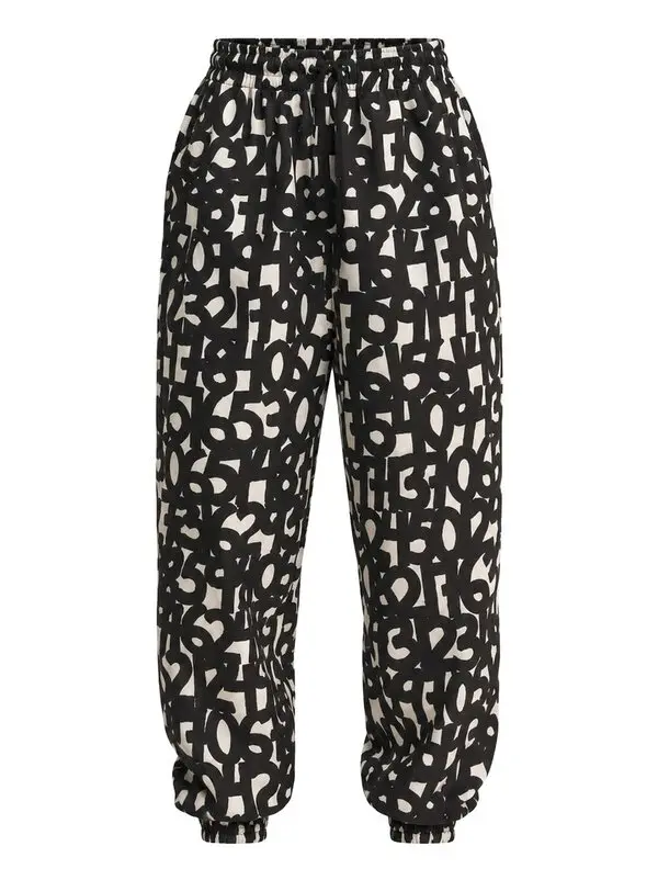 MYSIMPLICATED Printed Trousers With Adjustable Waist - Brown