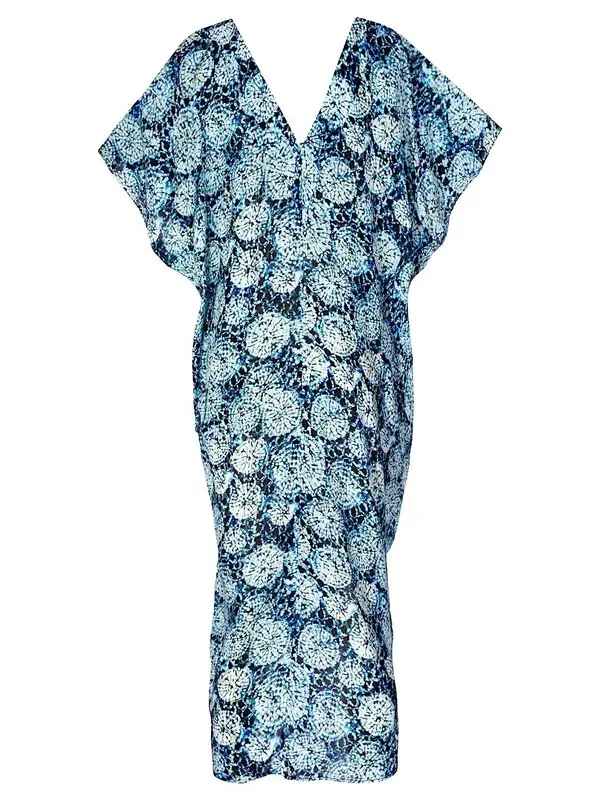 N'ONAT Printed Casual Dress - Blue/white