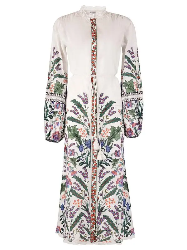 RAISHMA Cotton Shirt Dress - White