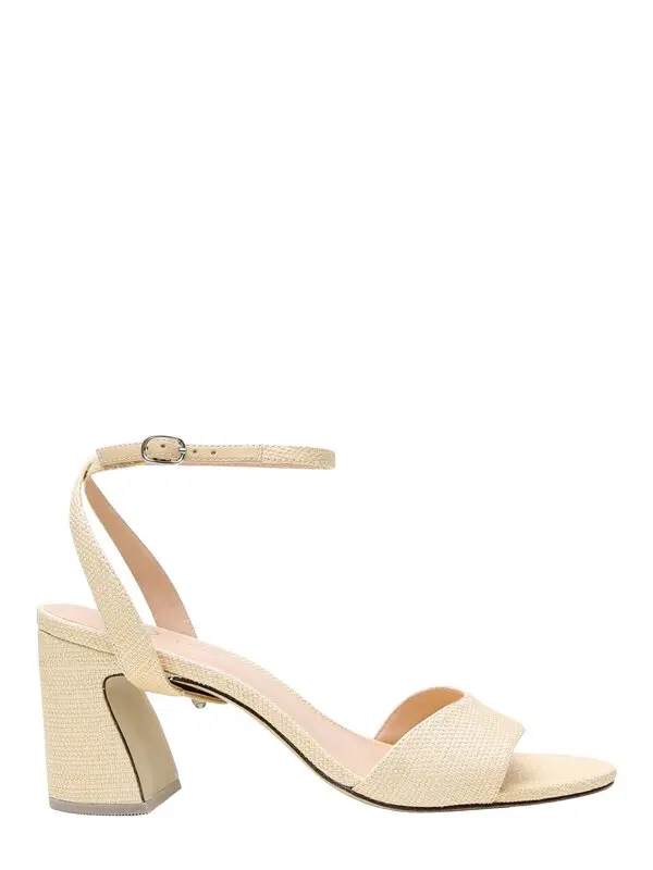ALTERRE Raffia Wave Marilyn Sandal - Black/brown