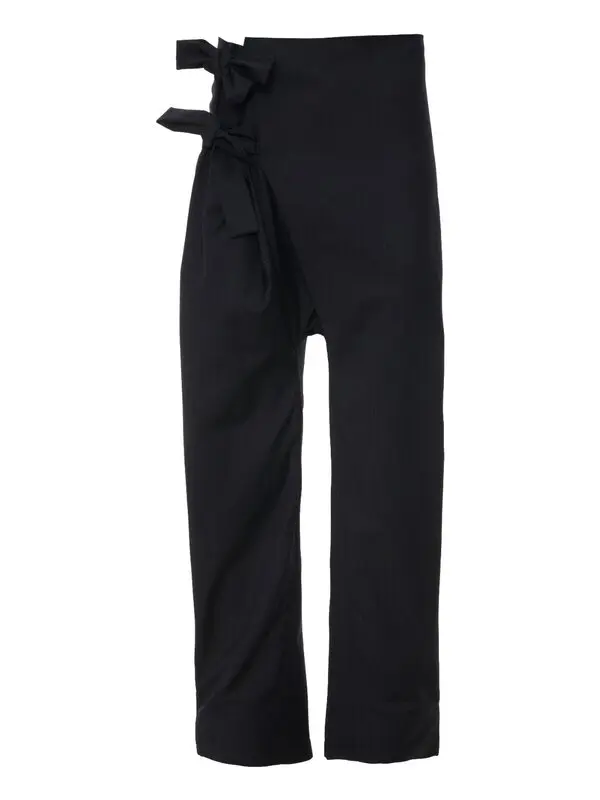 MOE Relaxed Fit Wool Pants - Blue