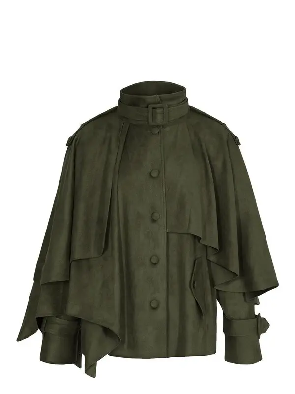 HERFETCH Cape Jacket - Green