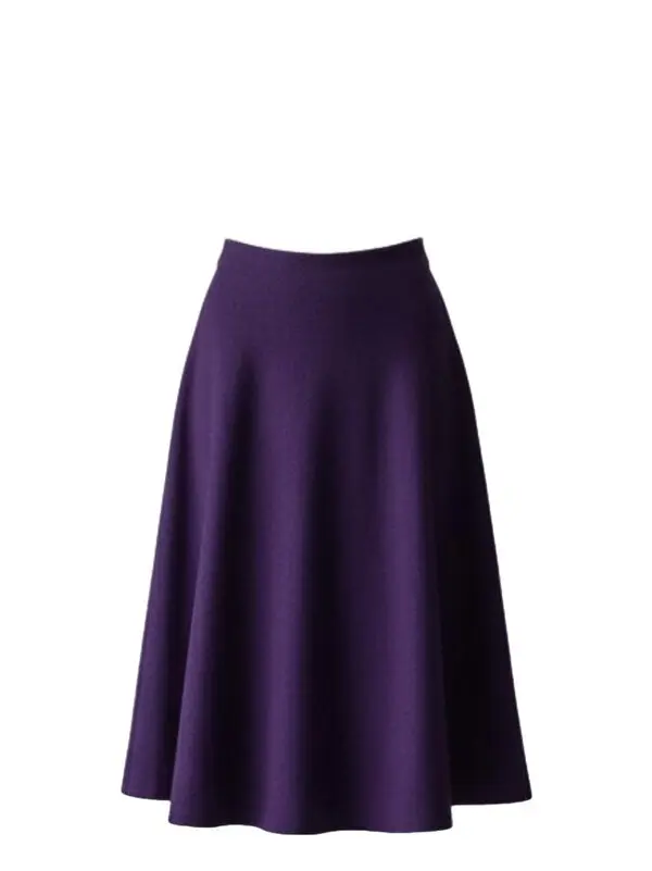 IZABELA MANDOIU Bias-cut Midi Skirt - Purple